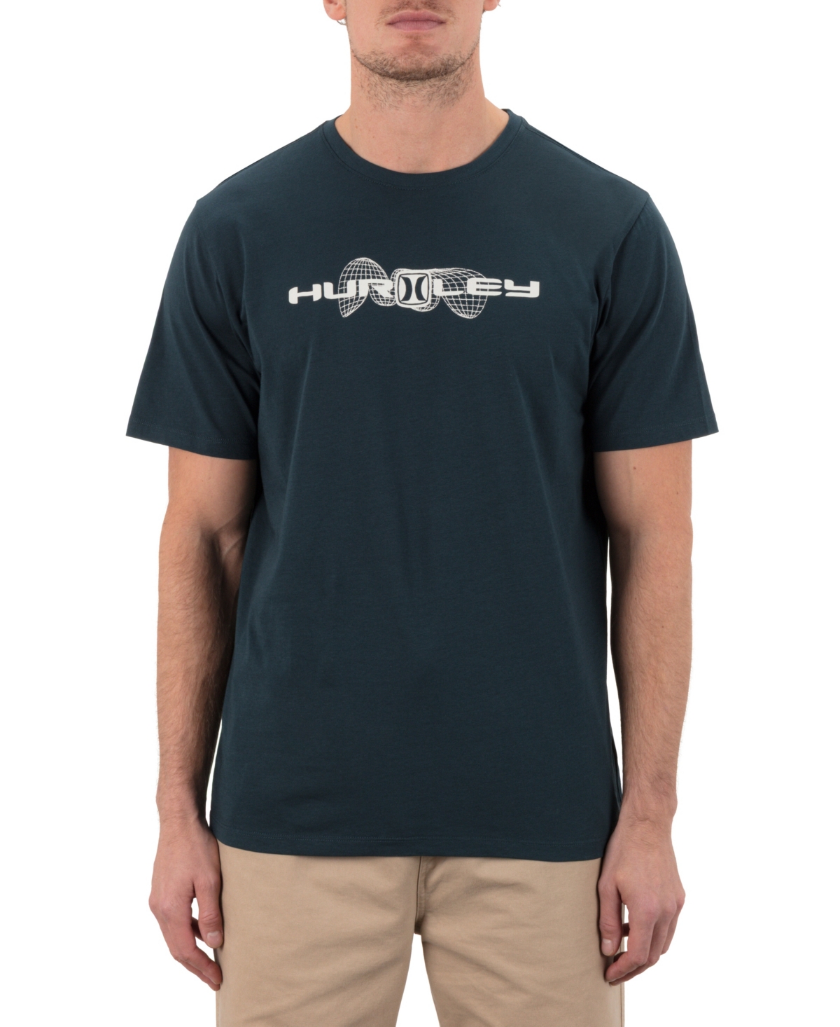 Click here for Hurley Mens The Globe Short Sleeve T-Shirt - Armor... prices