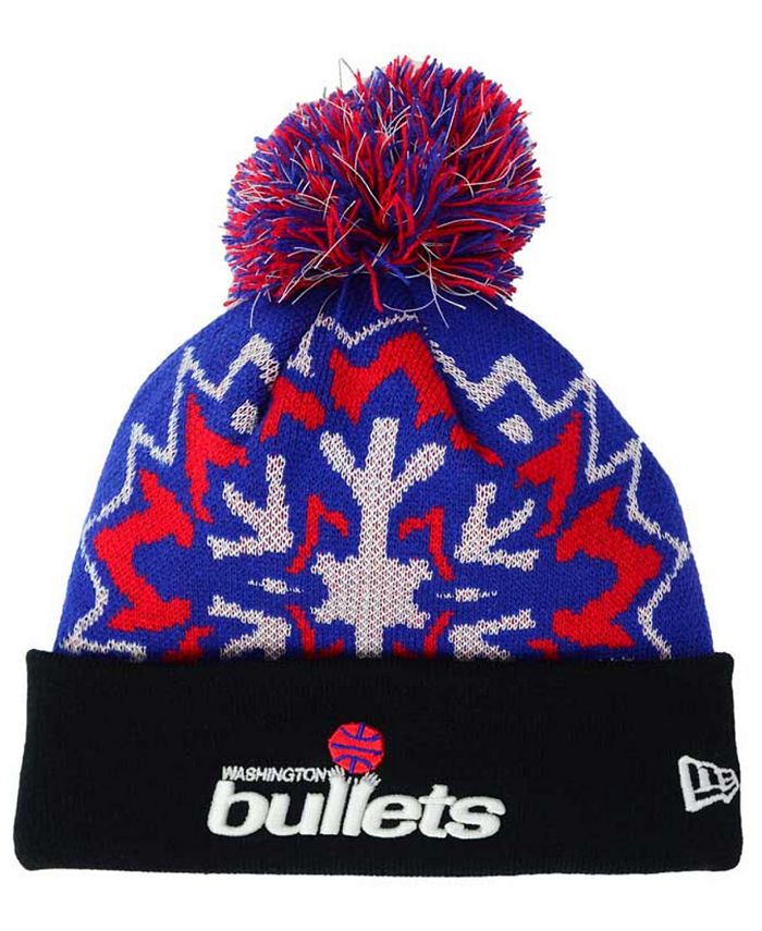 New Era Washington Bullets Glowflake Knit Hat - Macy's