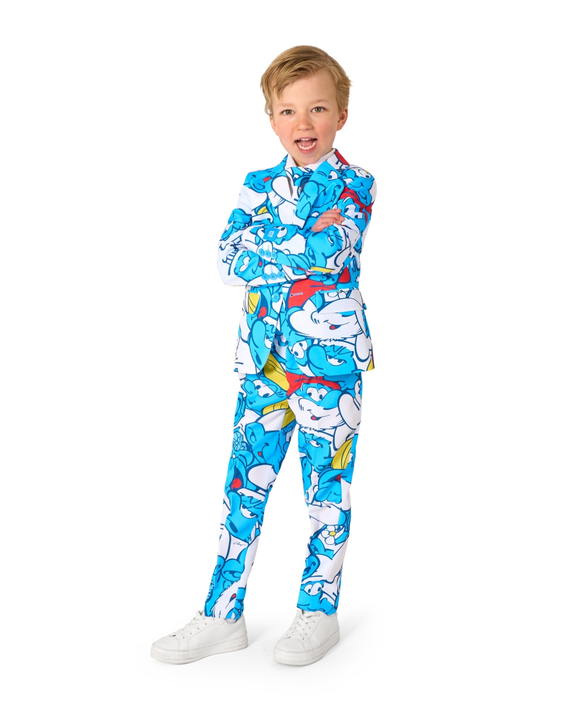 Click here for OppoSuits Little Boys Smurfs Suit - Multicolor prices