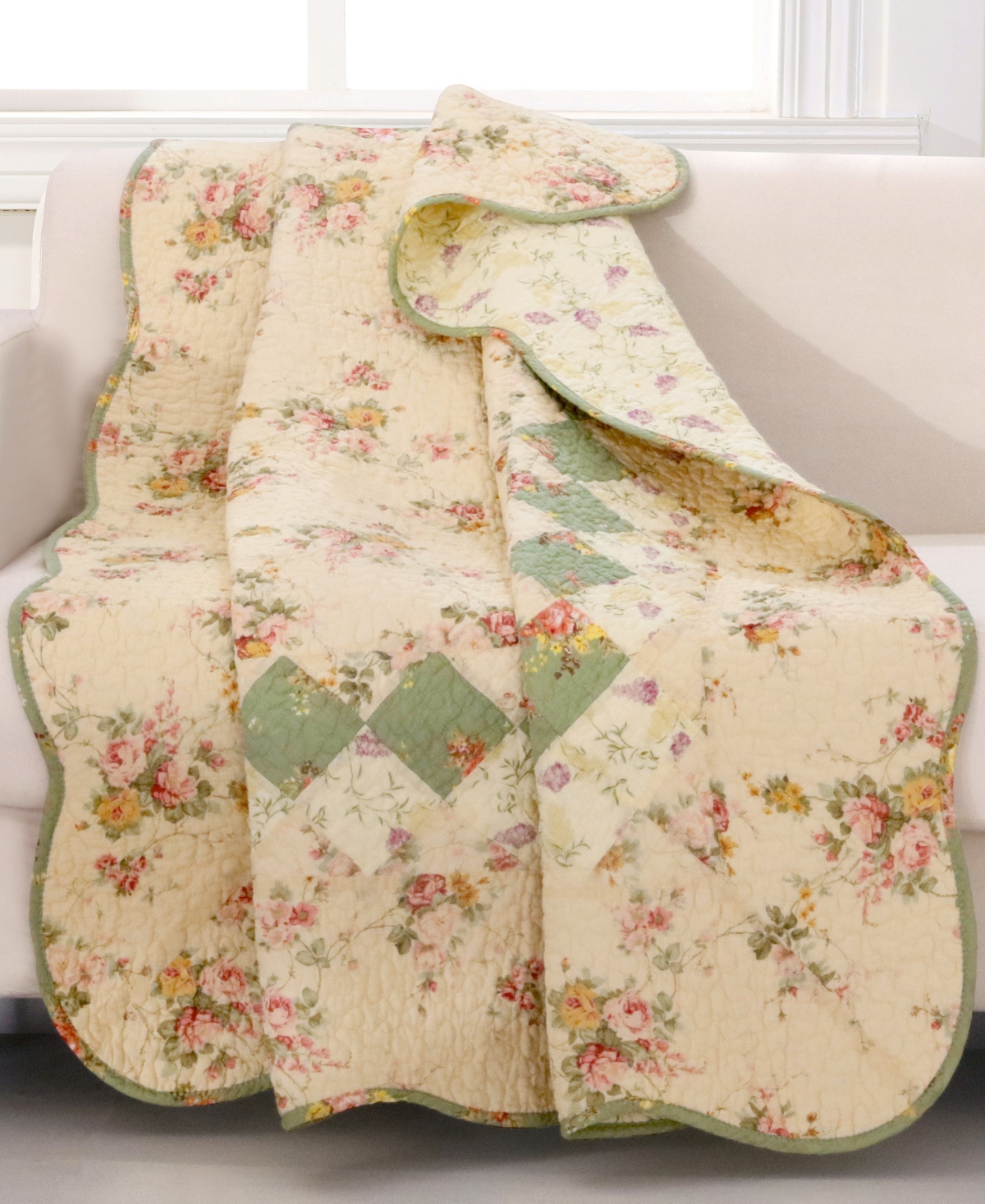 Click here for Greenland Home Fashions Cotton Reversible Quilted... prices