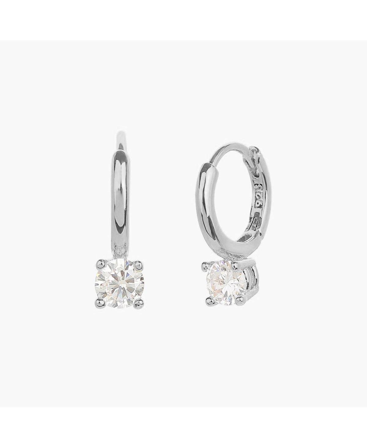 Click here for Sterling Silver 18k Gold Plated Anastasia Huggies... prices