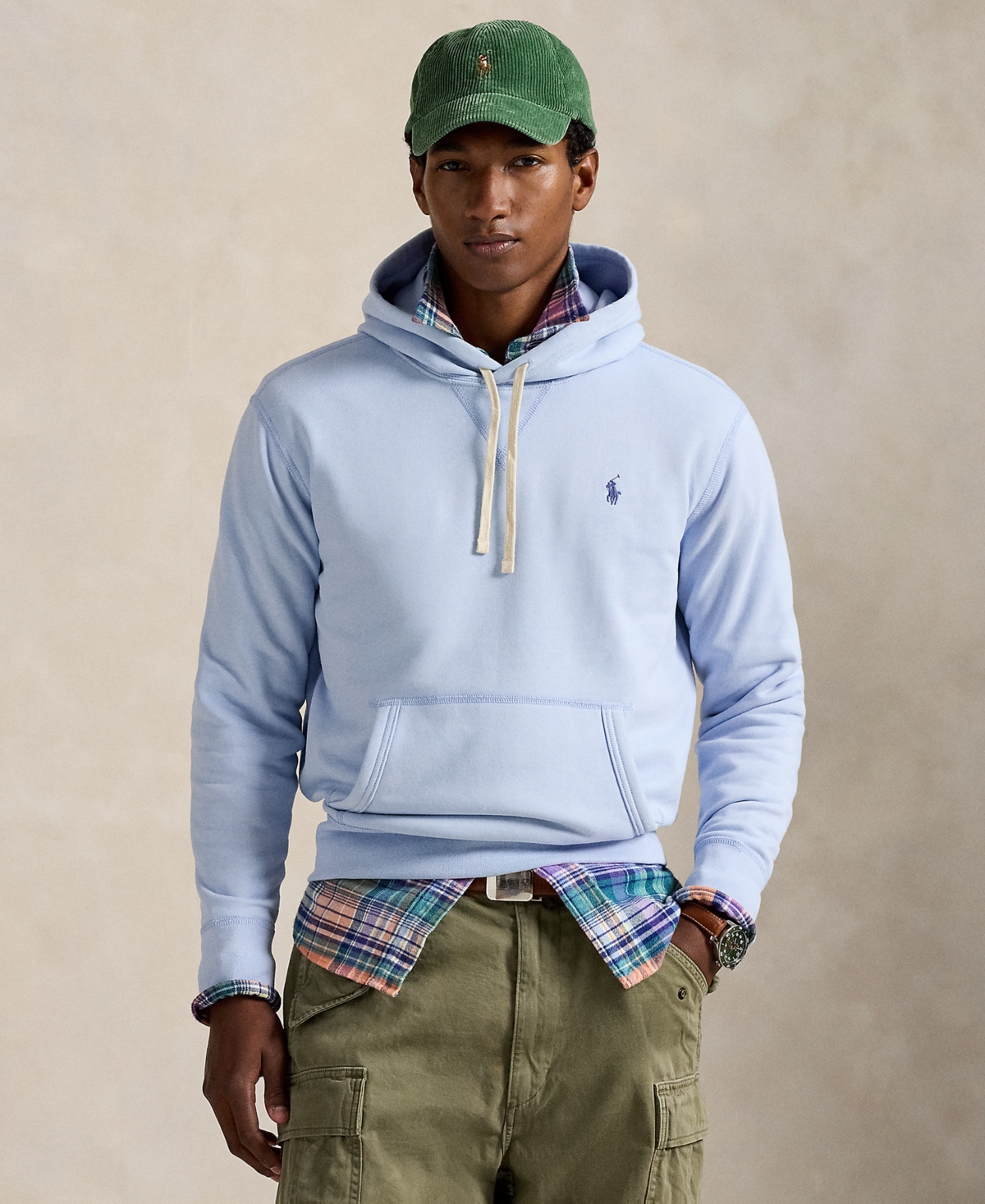 Polo Ralph Lauren Mens Rl Fleece Hoodie - Southport Blue