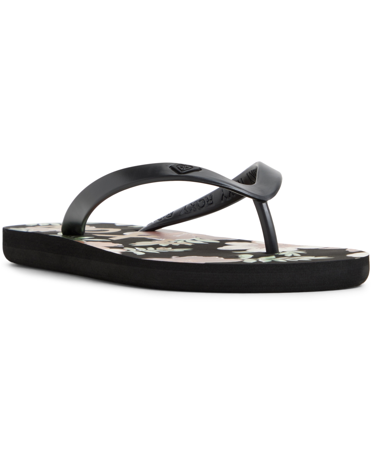 Click here for Roxy Womens Tahiti Vii Flip Flop Flat Sandals - Bl... prices