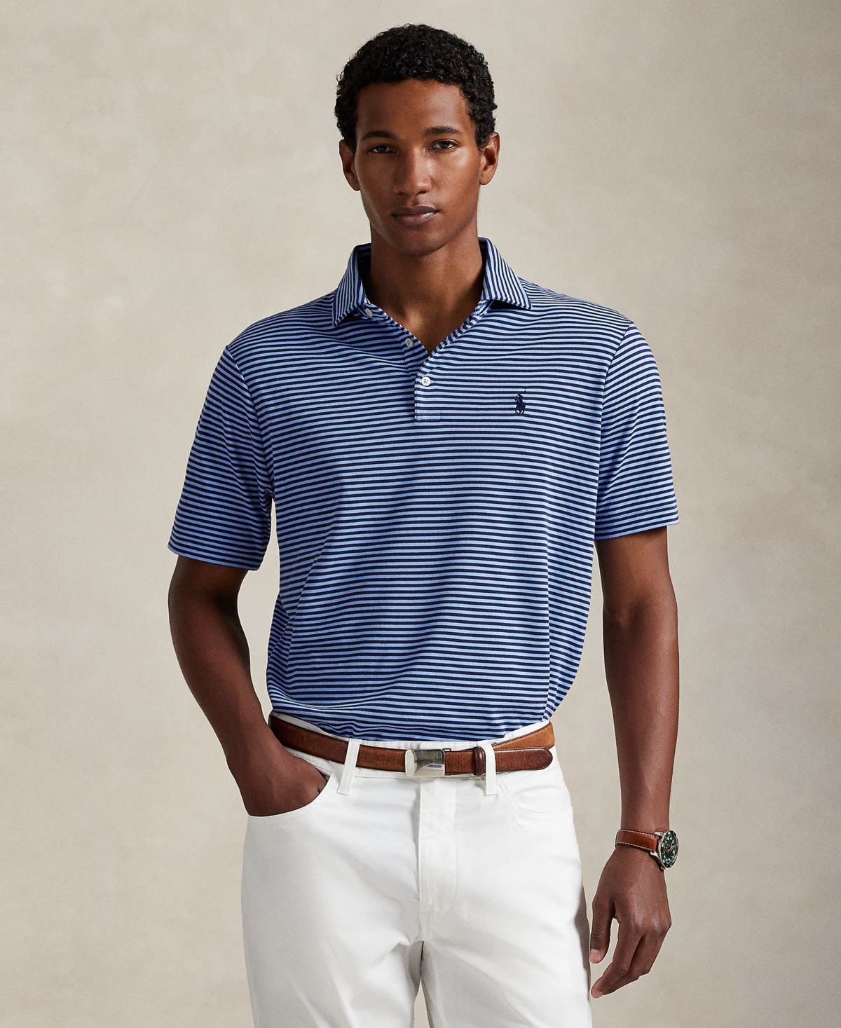 Click here for Polo Ralph Lauren Mens Classic-Fit Soft Cotton Pol... prices