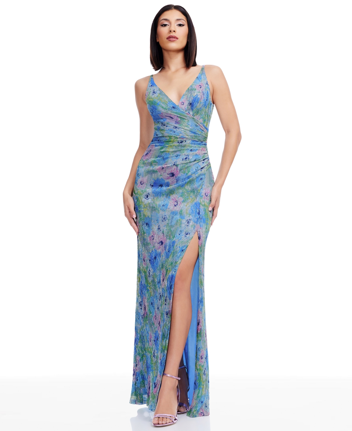 Click here for Dress the Population Womens Jordan Plisse-Knit Bod... prices