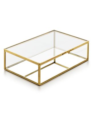 Home Design Studio Medium Glass Box, Created for Macy's - Macy's