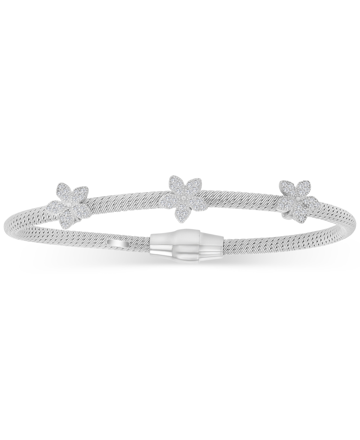 Click here for Macys Cubic Zirconia Charm Bracelet in Sterling Si... prices