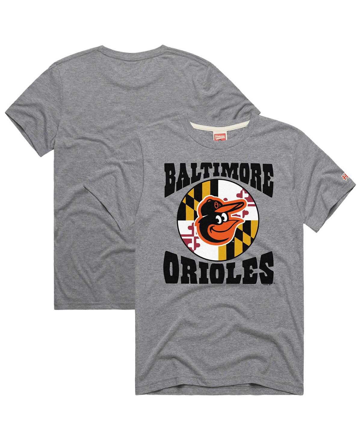 Click here for Homage Mens Gray Baltimore Orioles Hyper Local Tri... prices
