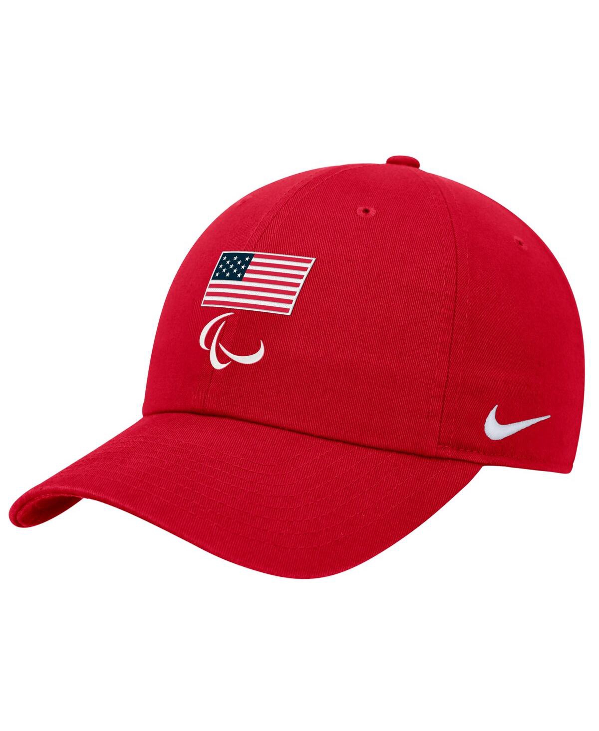 Click here for Nike Mens Red U.s. Paralympics Club Adjustable Hat... prices