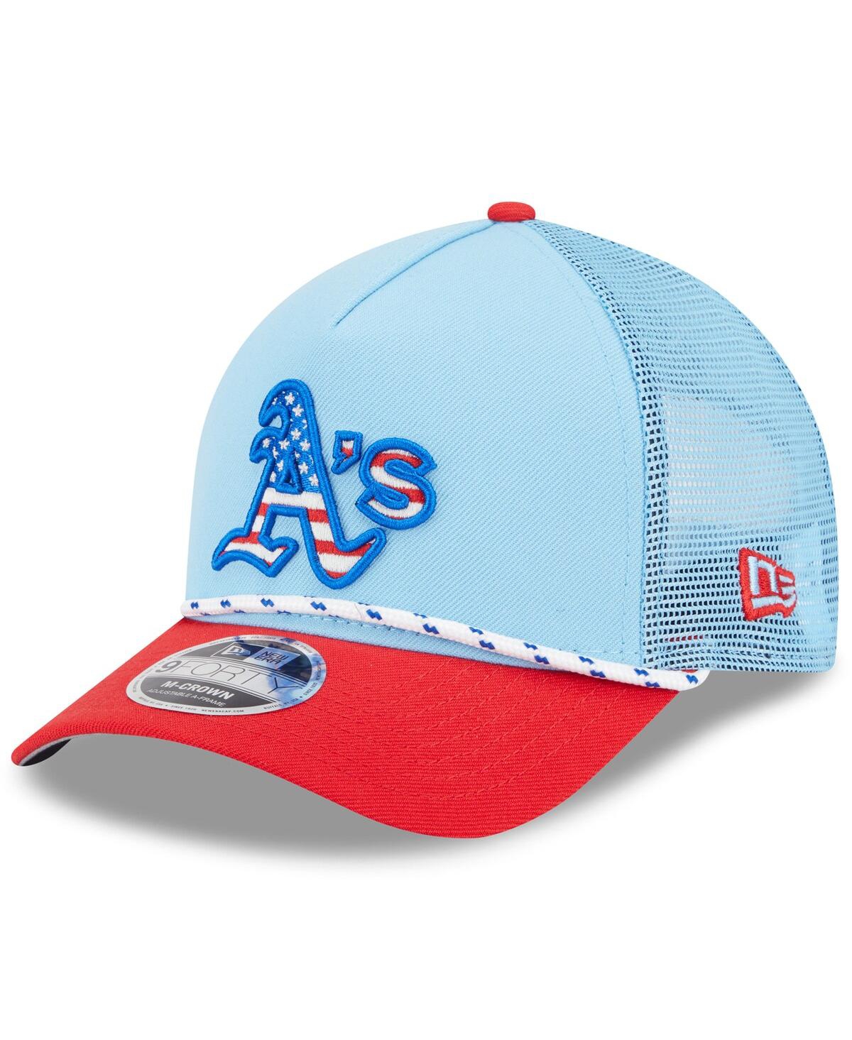 Click here for New Era Mens Light Blue/Red Athletics 2025 Fourth... prices