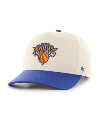 '47 Brand Men's Cream/Blue New York Knicks Roscoe Hitch Adjustable Hat ...