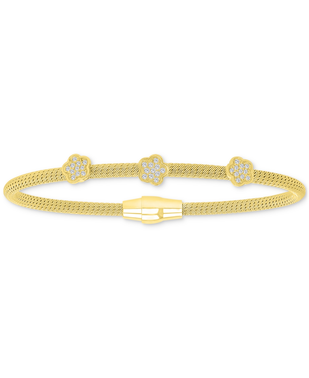 Click here for Macys Cubic Zirconia Star Charm Bracelet in Sterli... prices