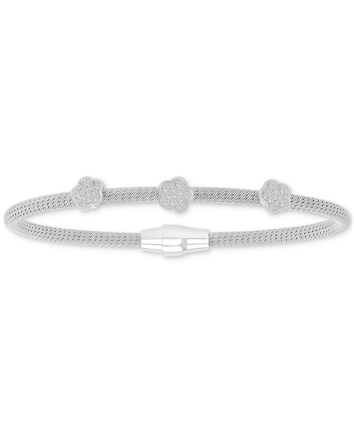 Click here for Macys Cubic Zirconia Star Charm Bracelet in Sterli... prices