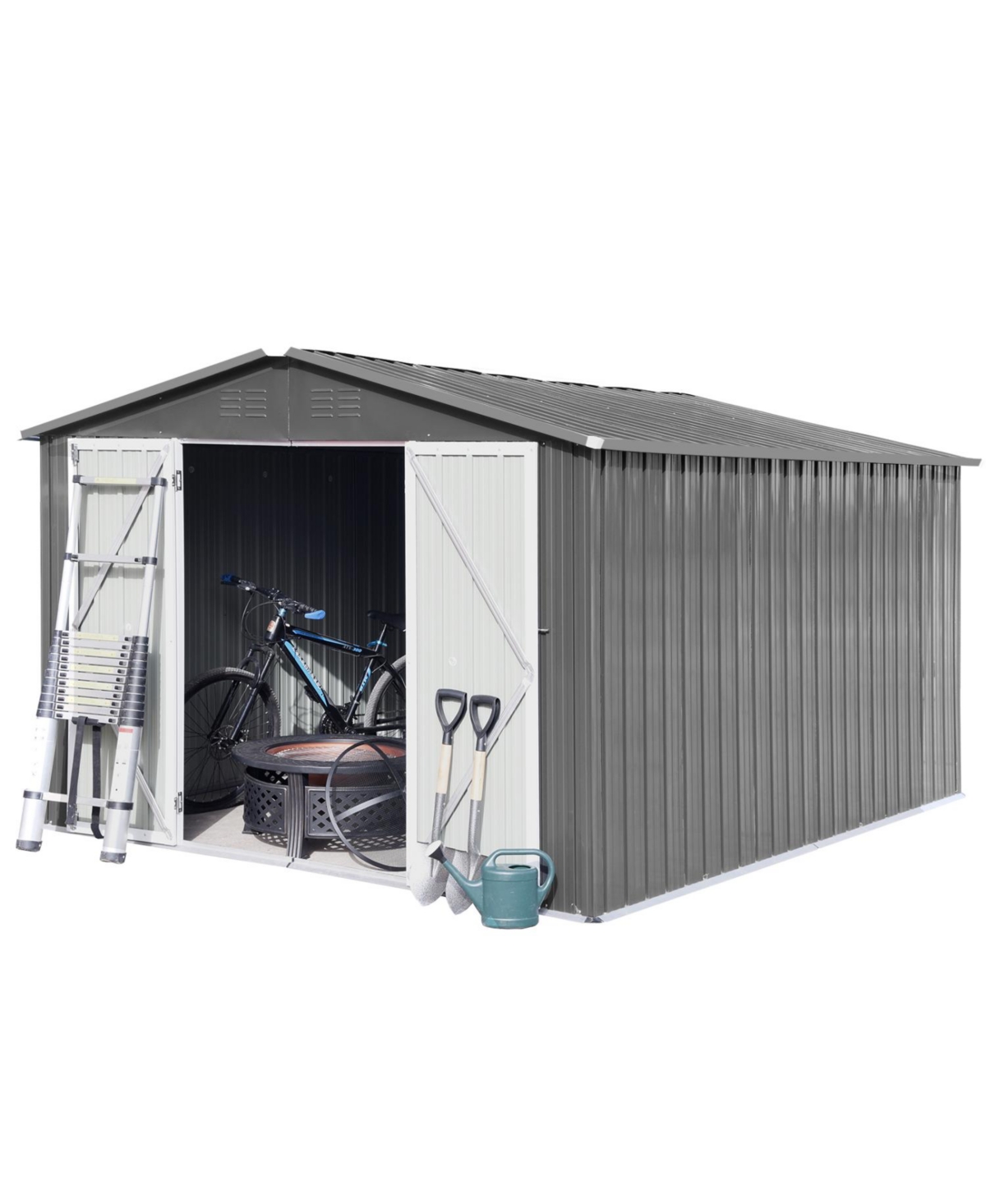 Click here for Streamdale Furniture Metal outdoor storage sheds 1... prices