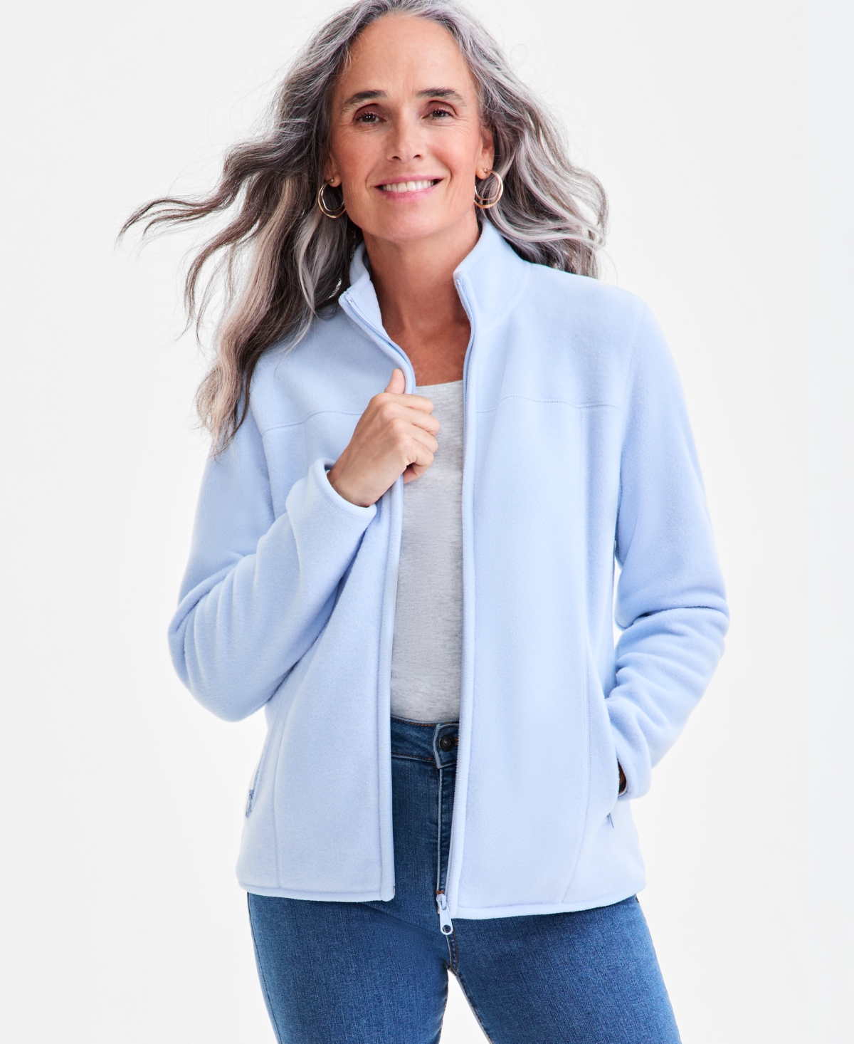 Click here for Style & Co Womens Polar Fleece Jacket  Created for... prices