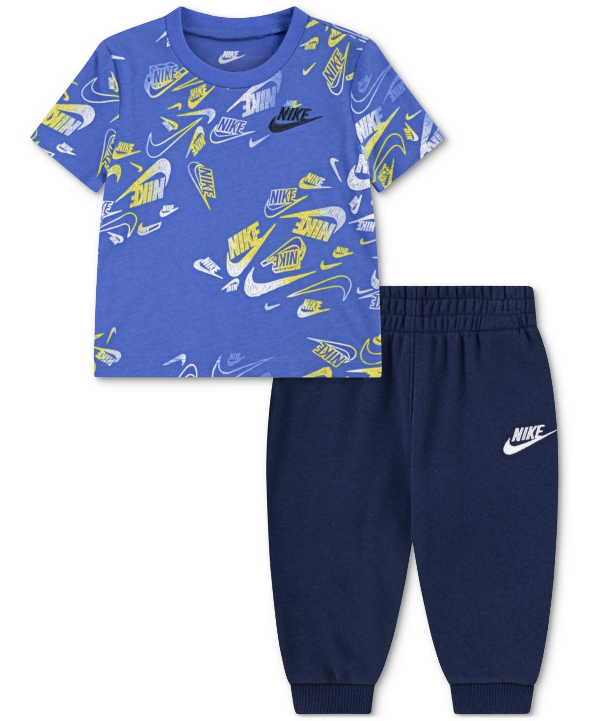 Click here for Nike Baby Boys Printed Reveal T-Shirt & Pants  2 P... prices
