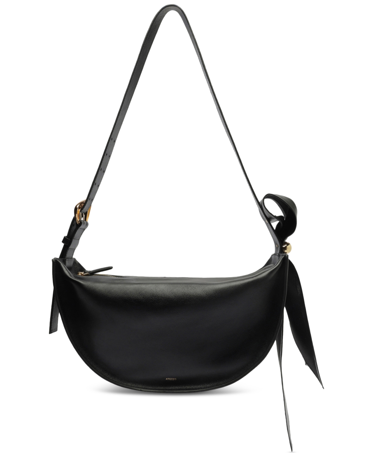 Click here for Arezzo Fleur Large Leather Crossbody - Black prices