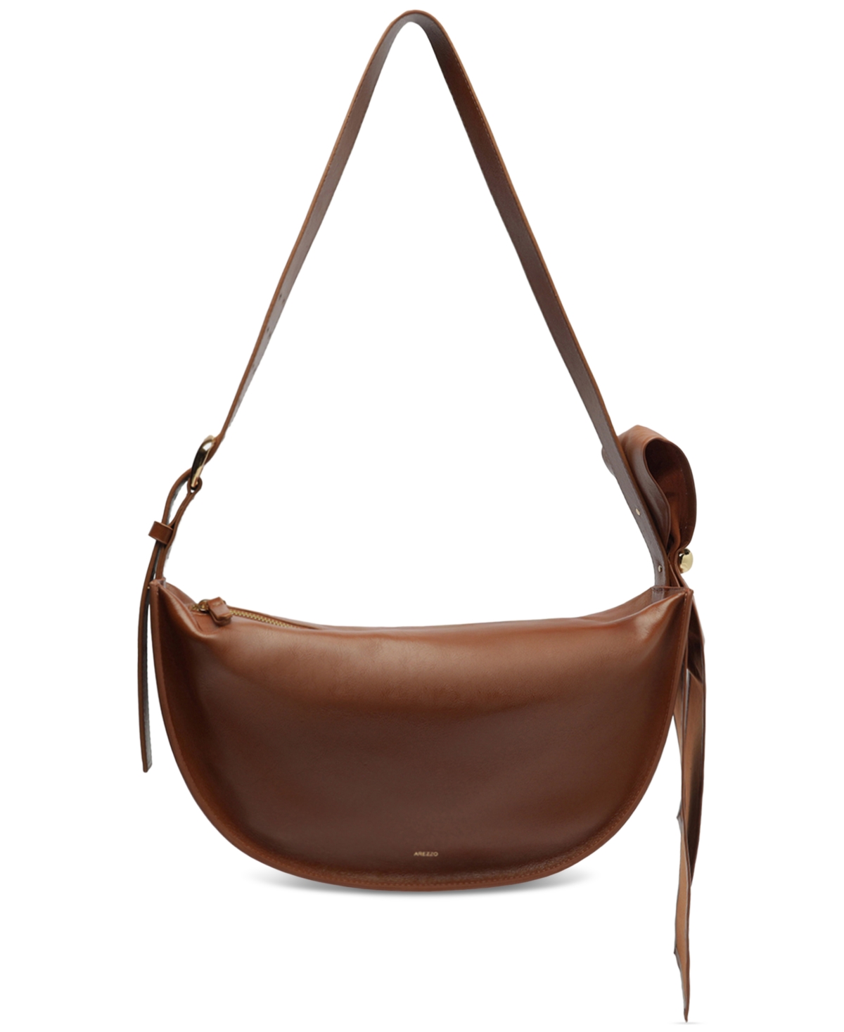 Click here for Arezzo Fleur Large Leather Crossbody - Winter Cogn... prices