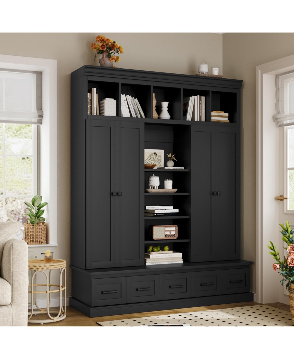 Click here for Streamdale Furniture Hall Tree Bench with Cubbies... prices