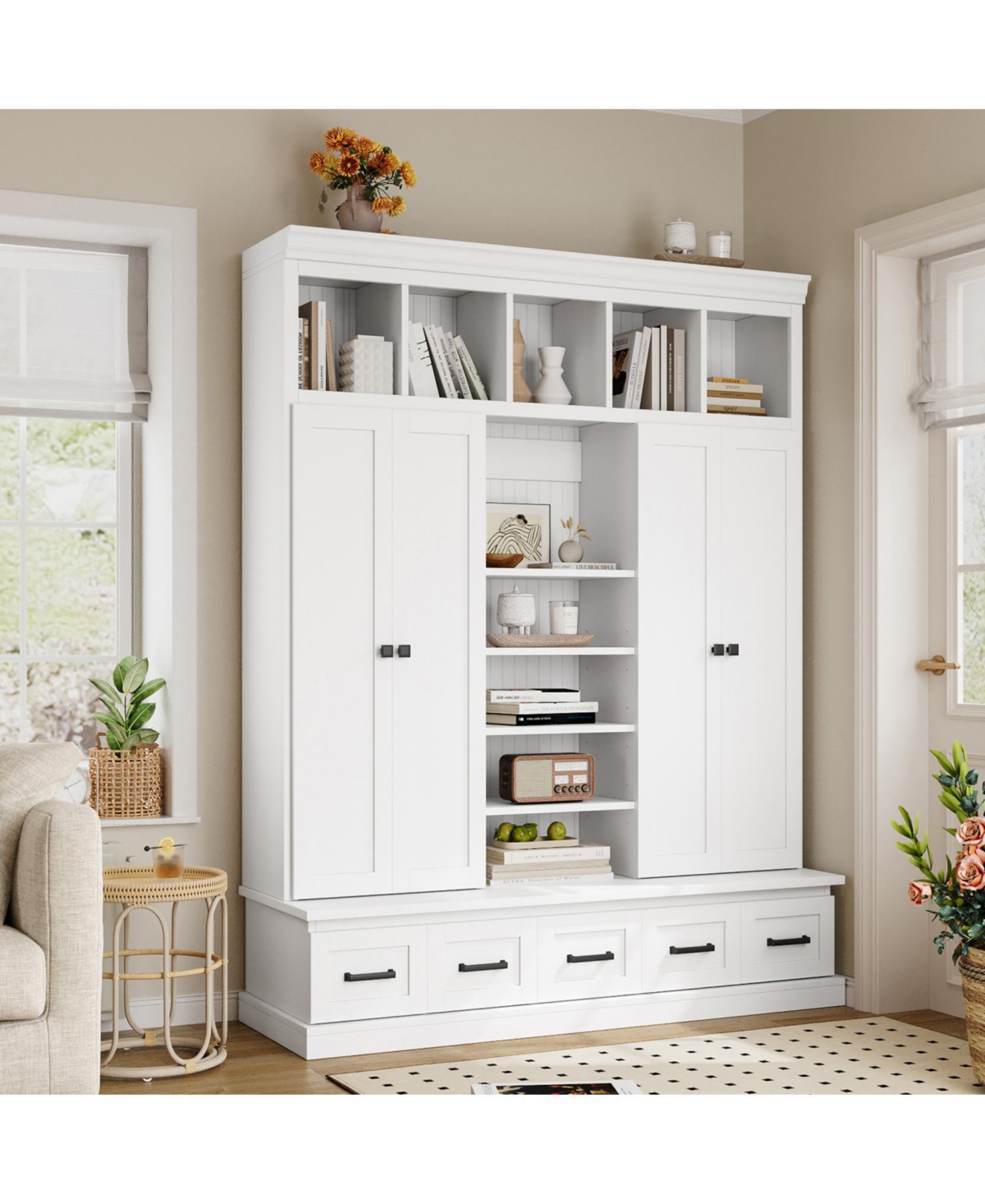 Click here for Streamdale Furniture Hall Tree Bench with Cubbies... prices