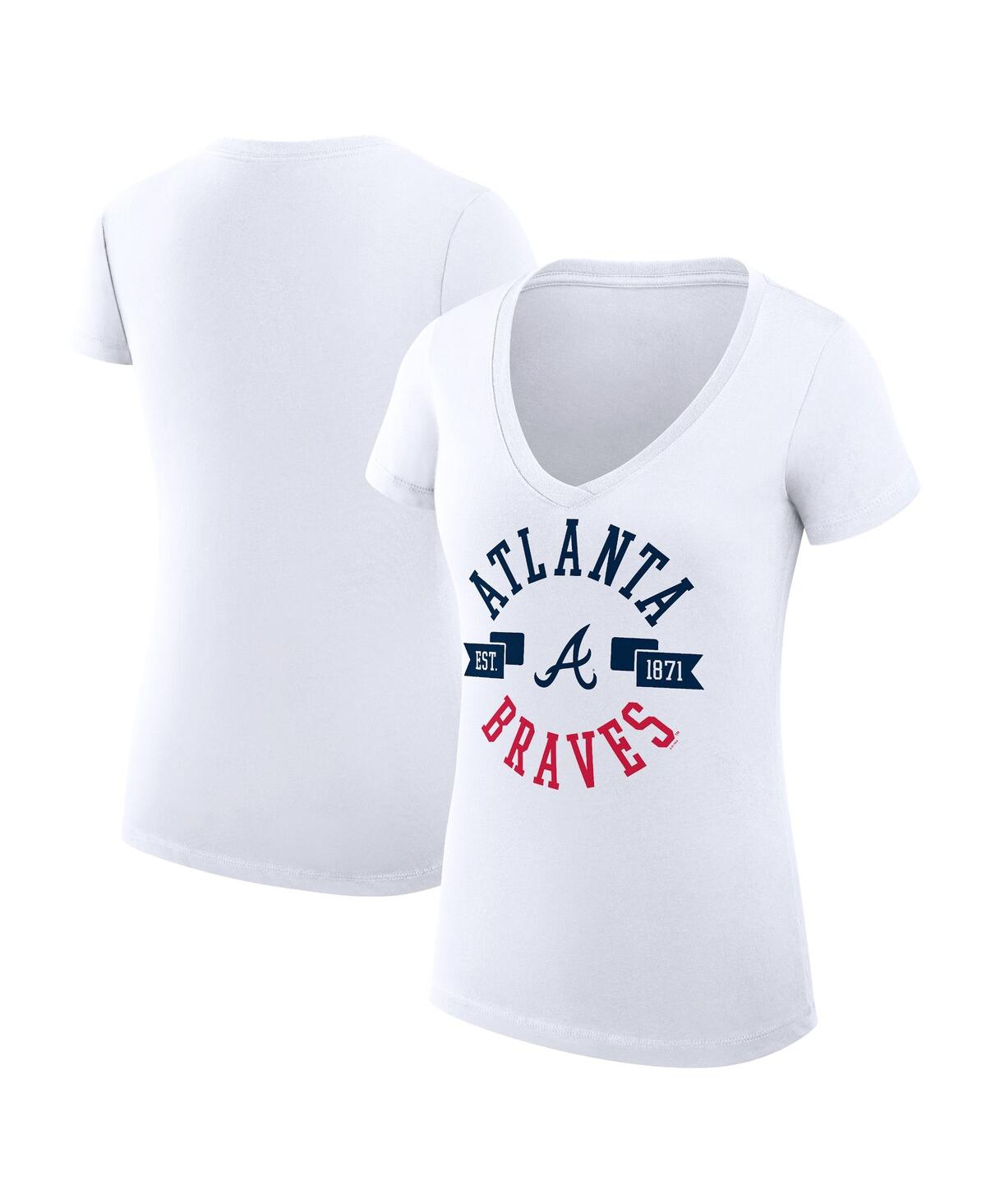 Click here for G-iii 4Her by Carl Banks Womens White Atlanta Brav... prices