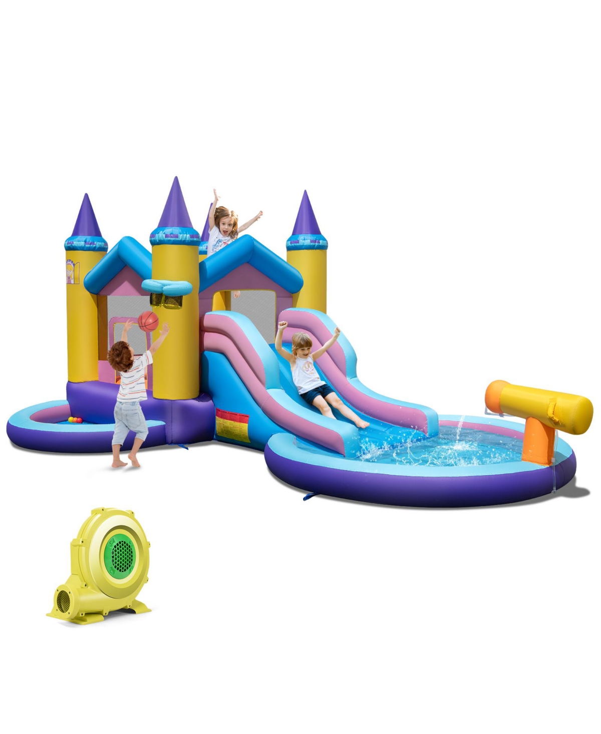 Click here for Gymax Kids Inflatable Water Slide w/ Slide Splash... prices