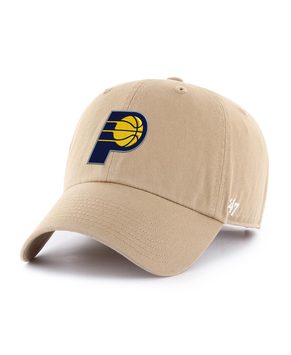 Click here for 47 Brand Mens Khaki Indiana Pacers Primary Logo Cl... prices