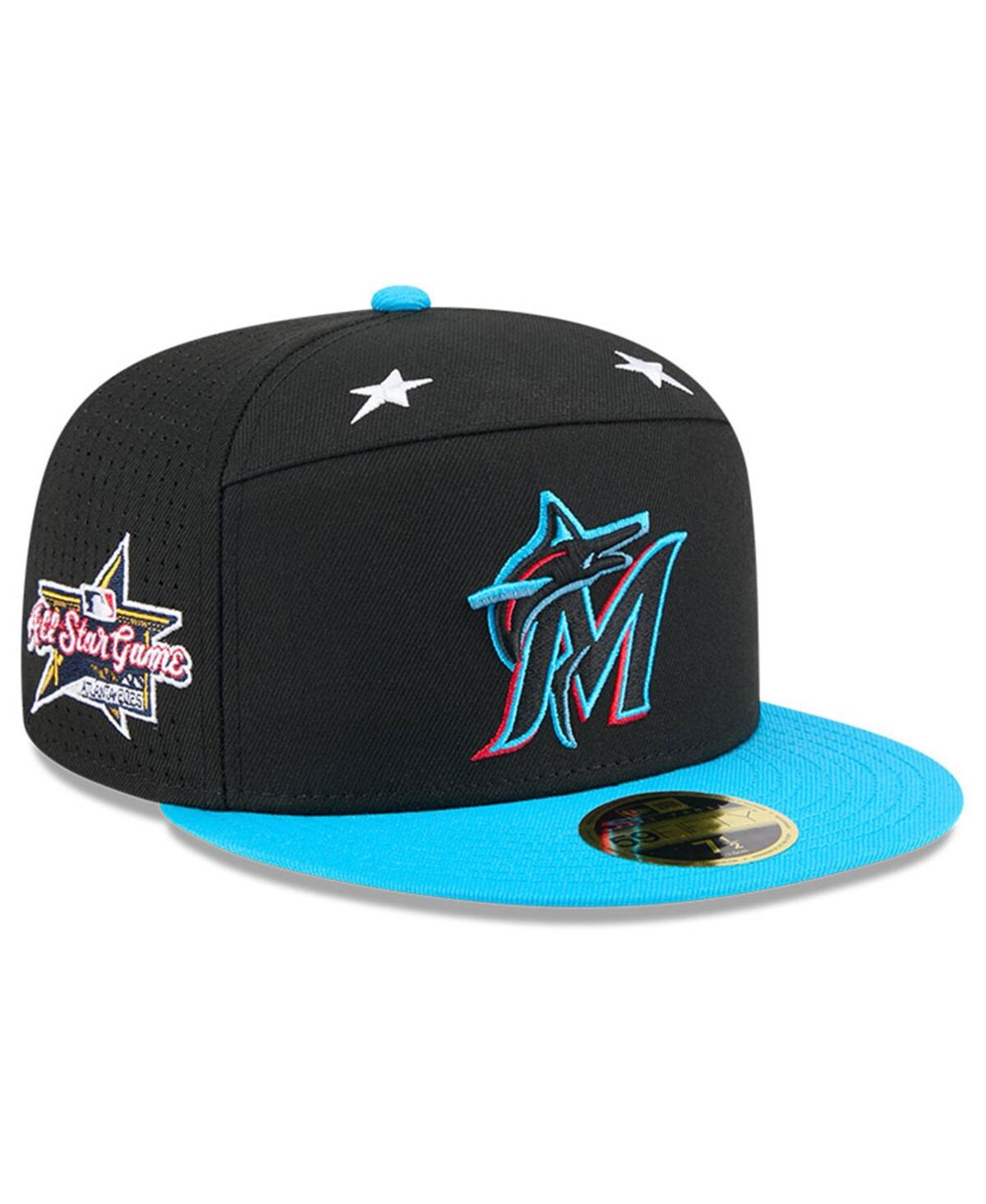 Click here for New Era Mens Black/Blue Miami Marlins 2025 Mlb All... prices