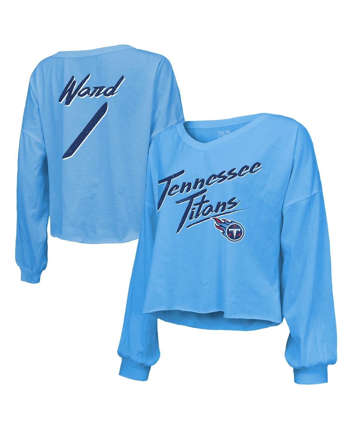 Click here for Majestic Womens Cam Ward Light Blue Tennessee Tita... prices