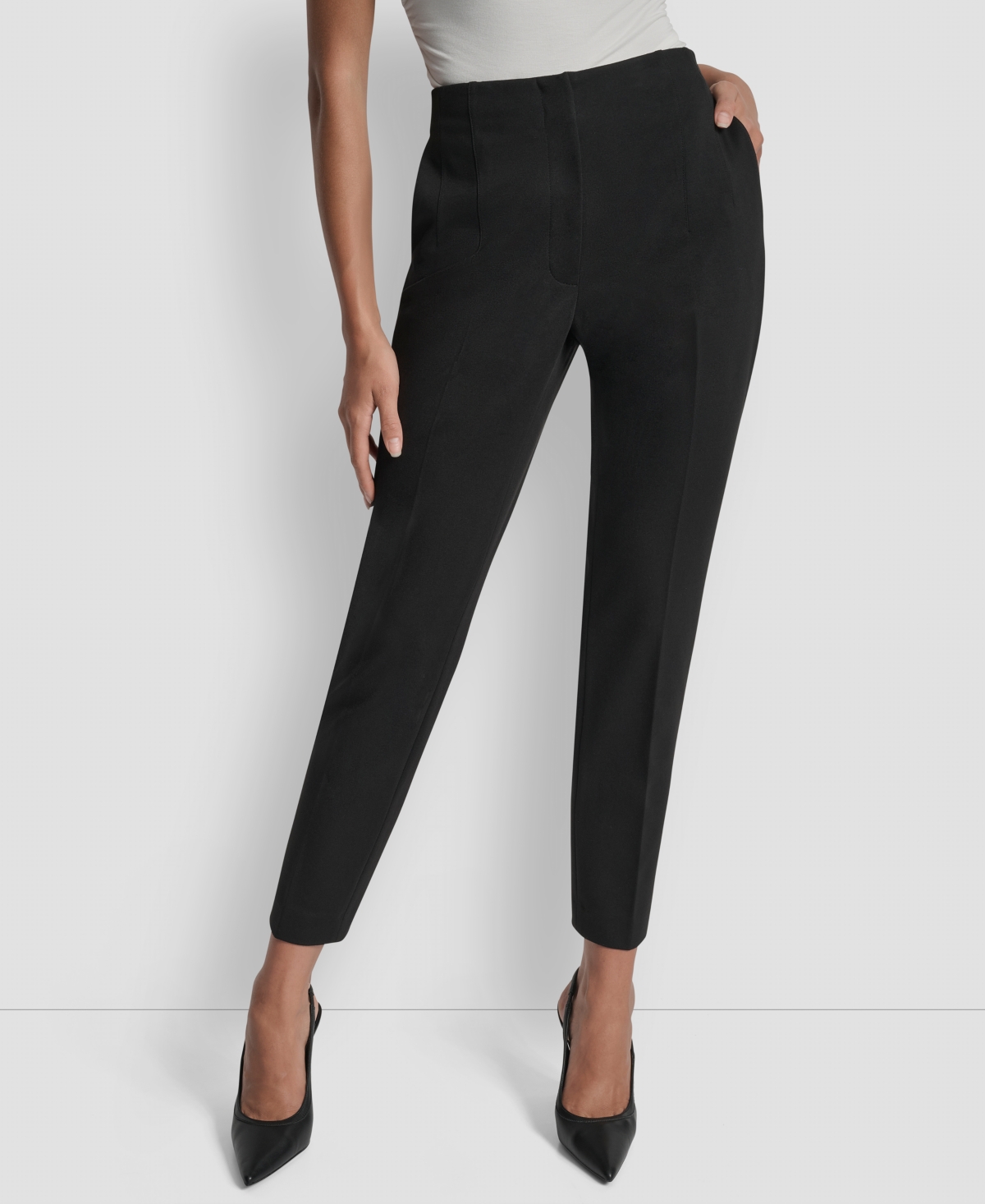 Click here for Dkny Womens Hollywood Slim-Leg Ponte Knit Pants -... prices