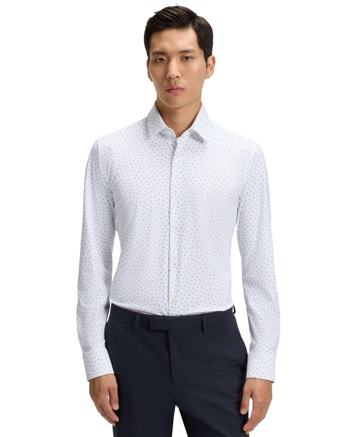 Click here for Boss by Hugo Boss Mens Slim-Fit Performance Jersey... prices