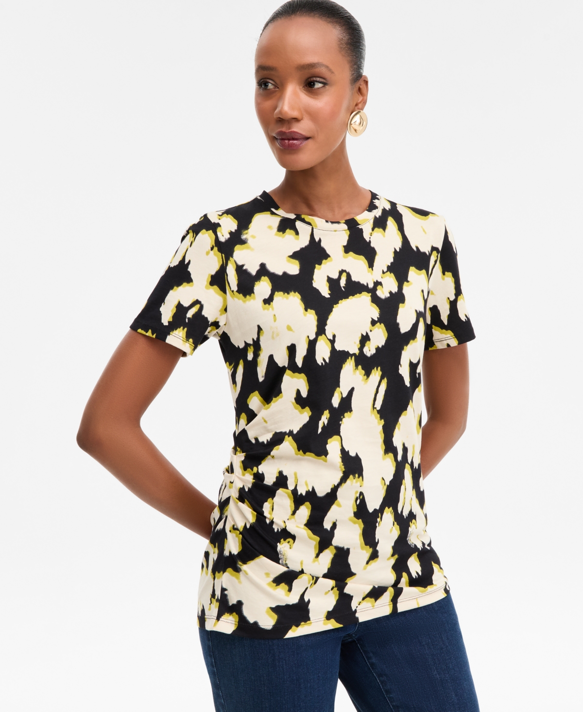 Click here for I.n.c. International Concepts Womens Cotton Printe... prices