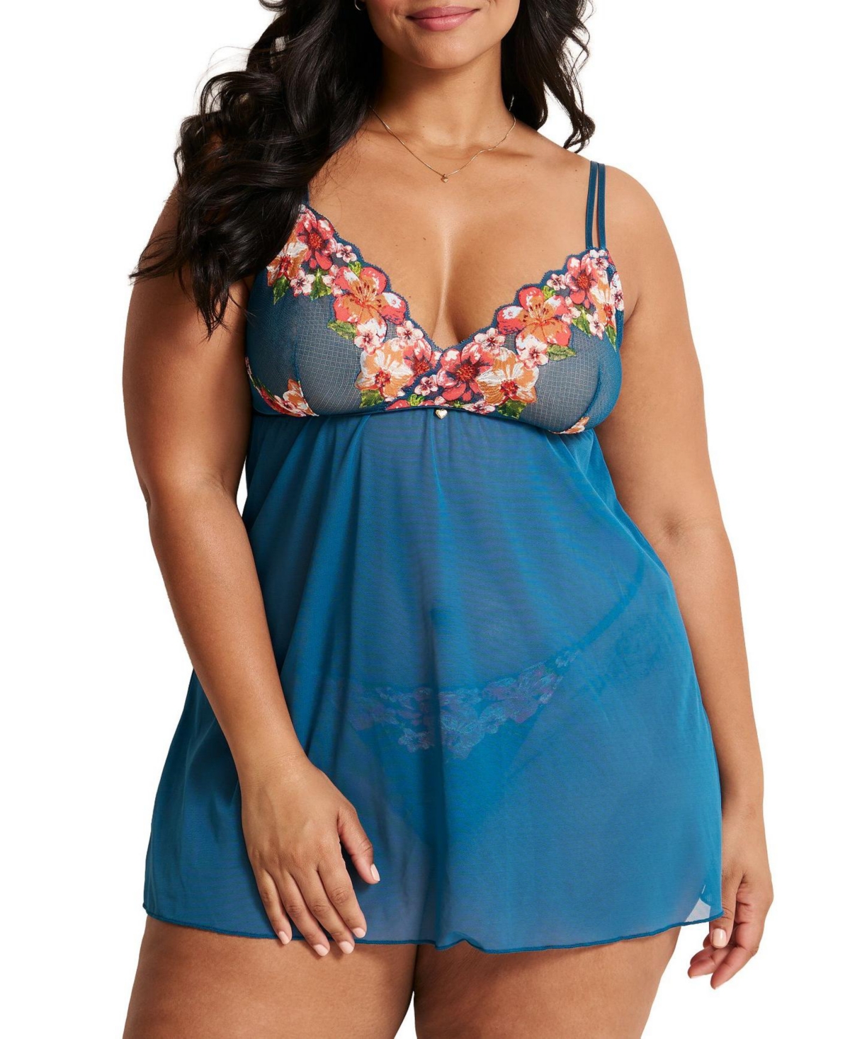 Click here for Adore Me Babette Womens Plus-Size Babydoll & G-Str... prices