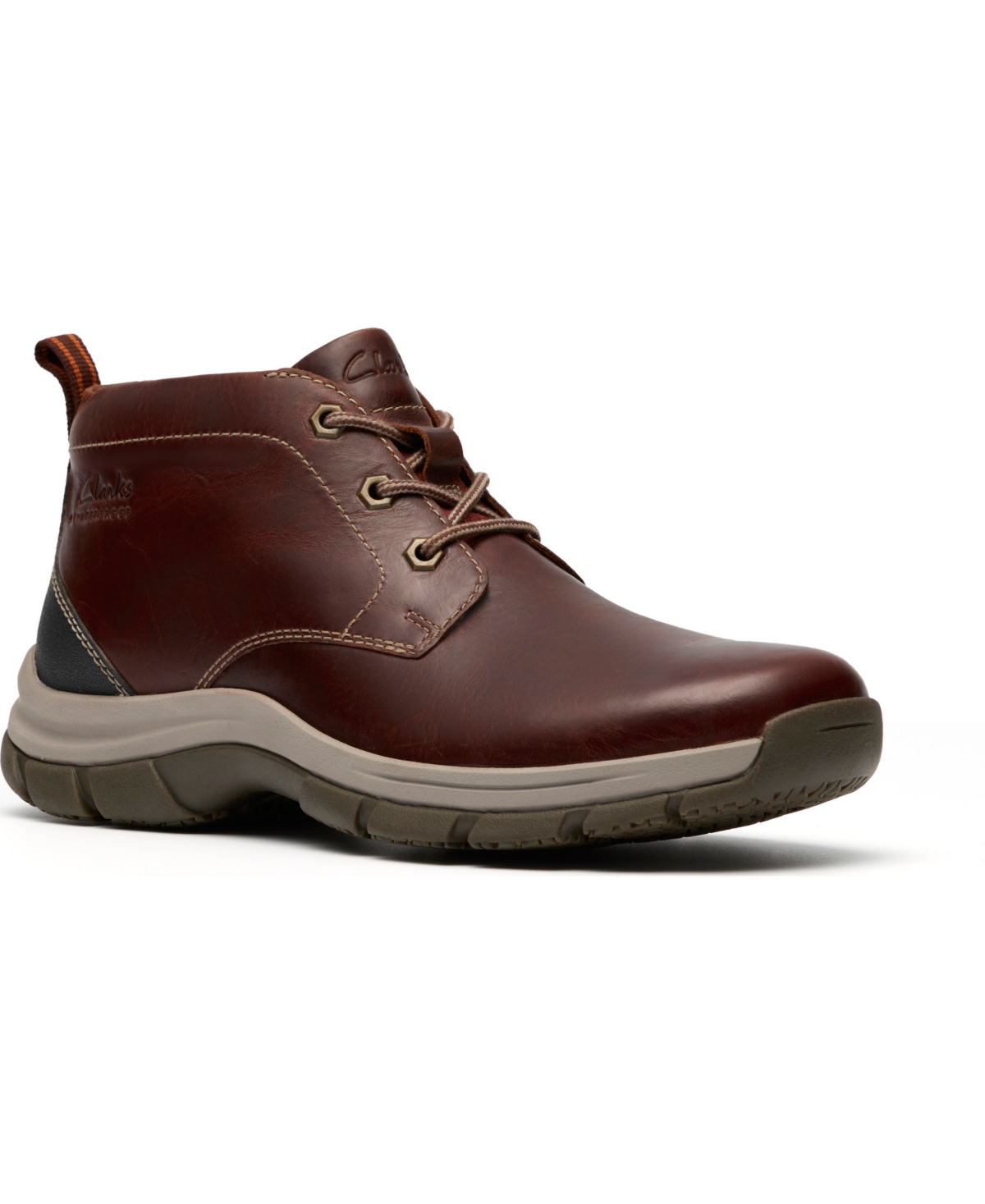 Click here for Clarks Mens Collection Walpath Chukka Boots - Brow... prices
