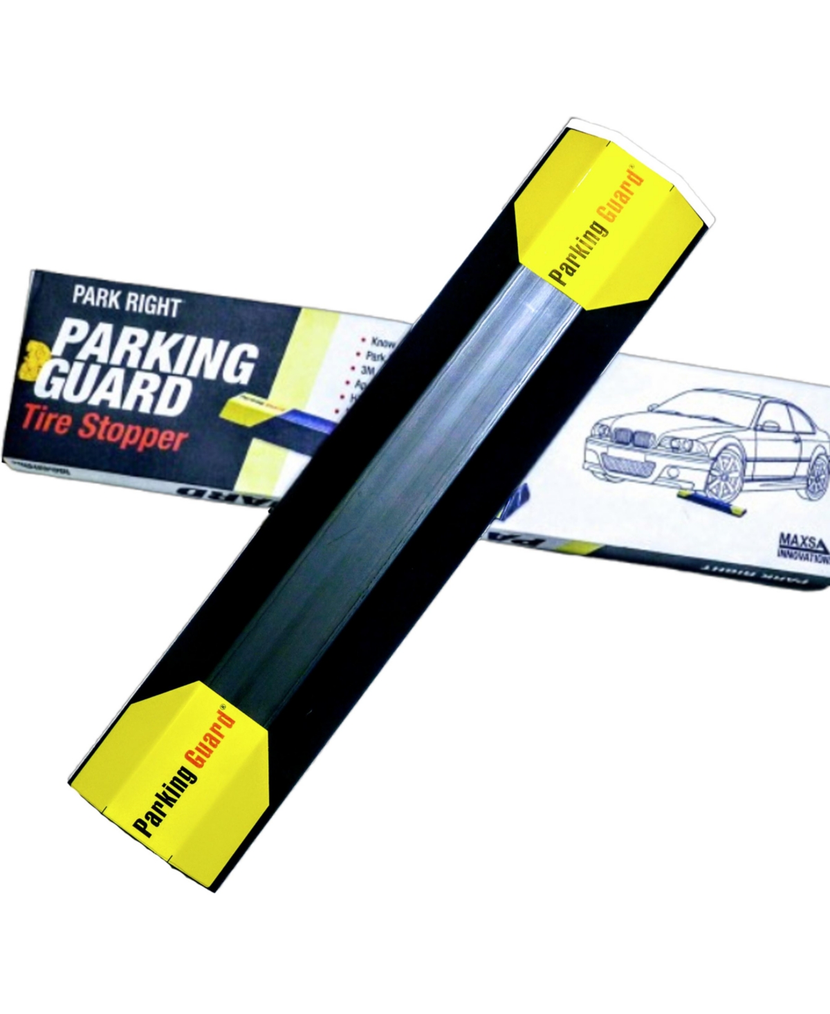 Click here for Maxsa Innovations Parking Guard Tire Stopper - Bla... prices