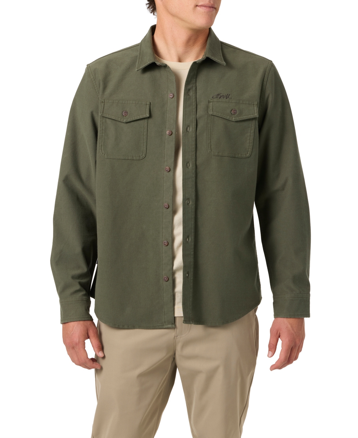 Click here for ONeill Mens Unified Overshirt - Dark olive prices