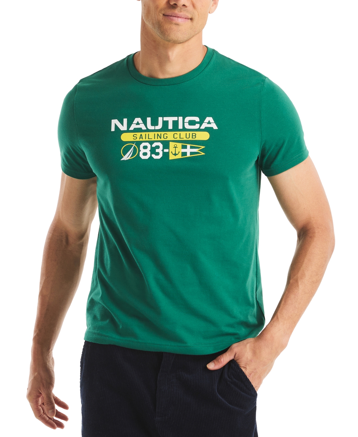 Click here for Nautica Mens Short Sleeve Heritage Logo Graphic T-... prices