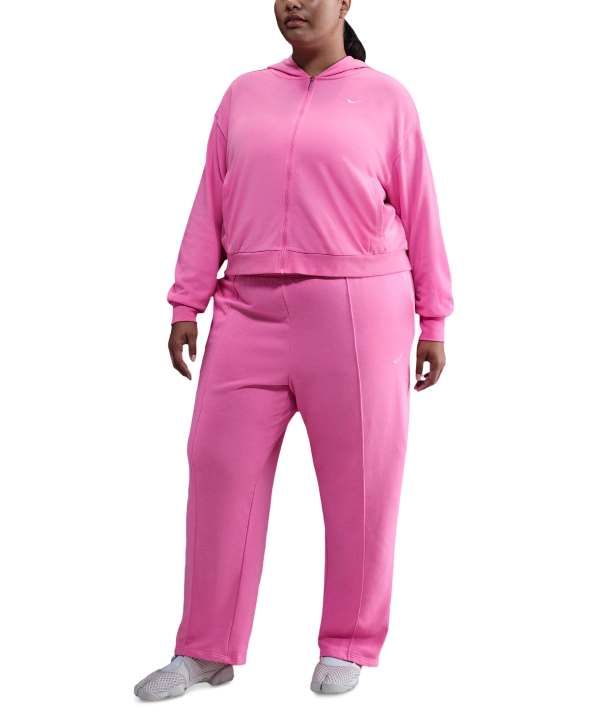 Click here for Nike Plus Size Chill Terry Full-Zip French Terry H... prices