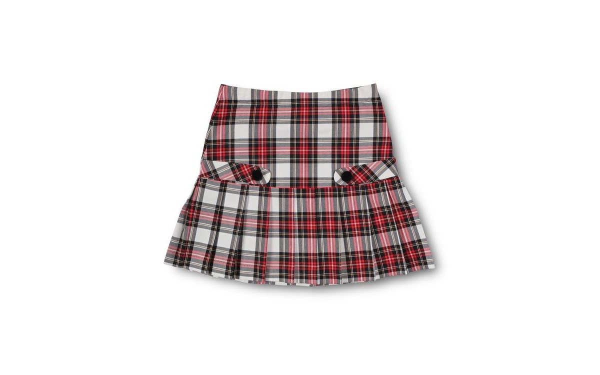 Click here for Florence Eiseman Plaid Pleated Skirt - Red prices
