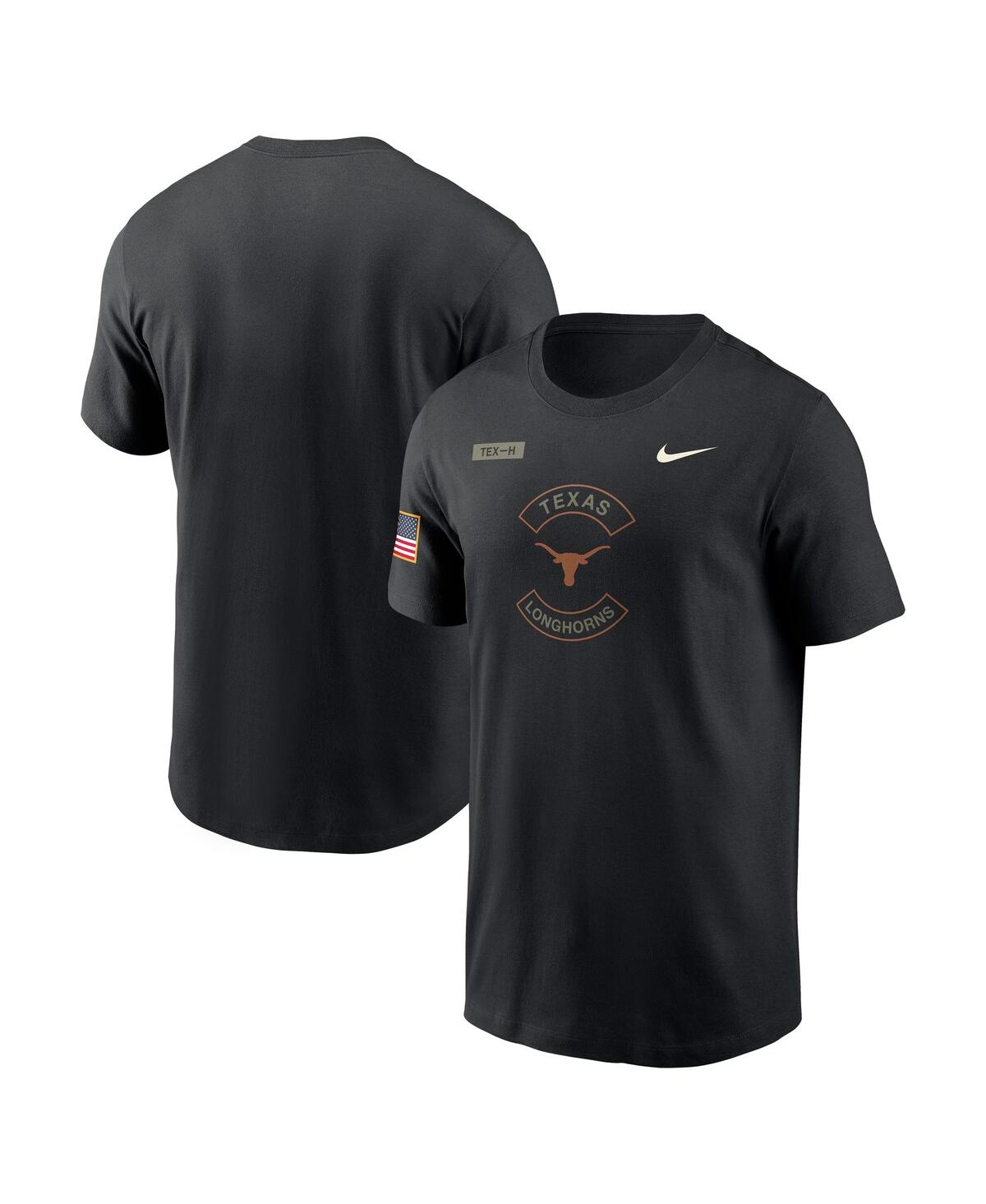 Click here for Nike Mens Black Texas Longhorns 2025 Military Appr... prices