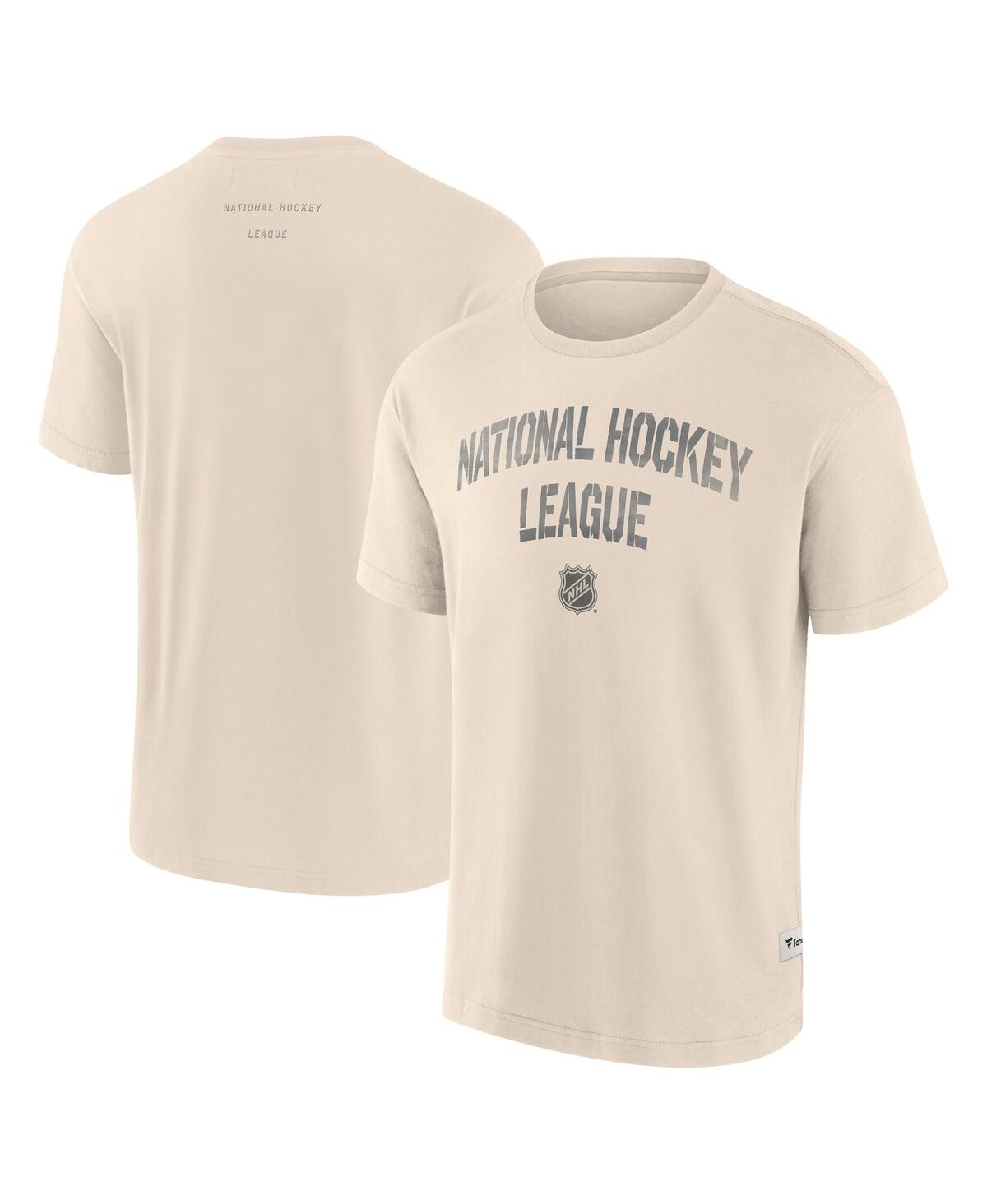 Click here for Fanatics Mens Cream Nhl Elements Weathered Tonal F... prices