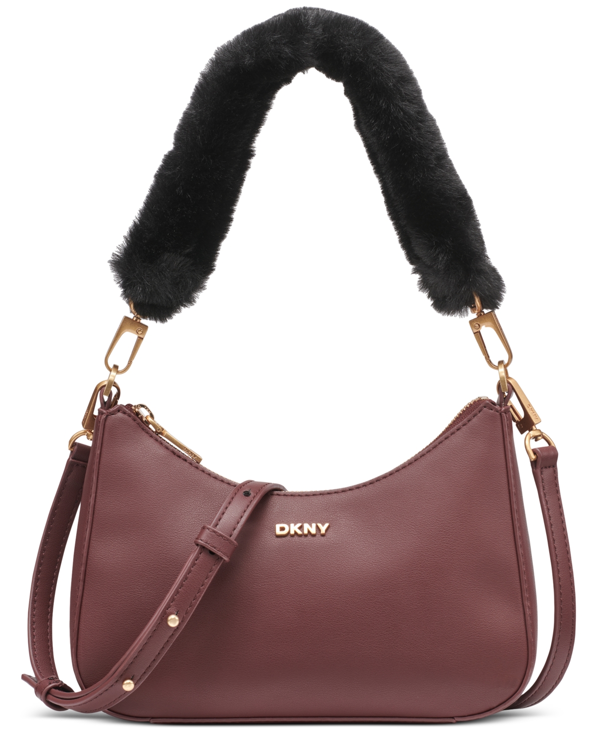 Click here for Dkny Womens Jenna Demi Crossbody Bag - Aged Wine prices