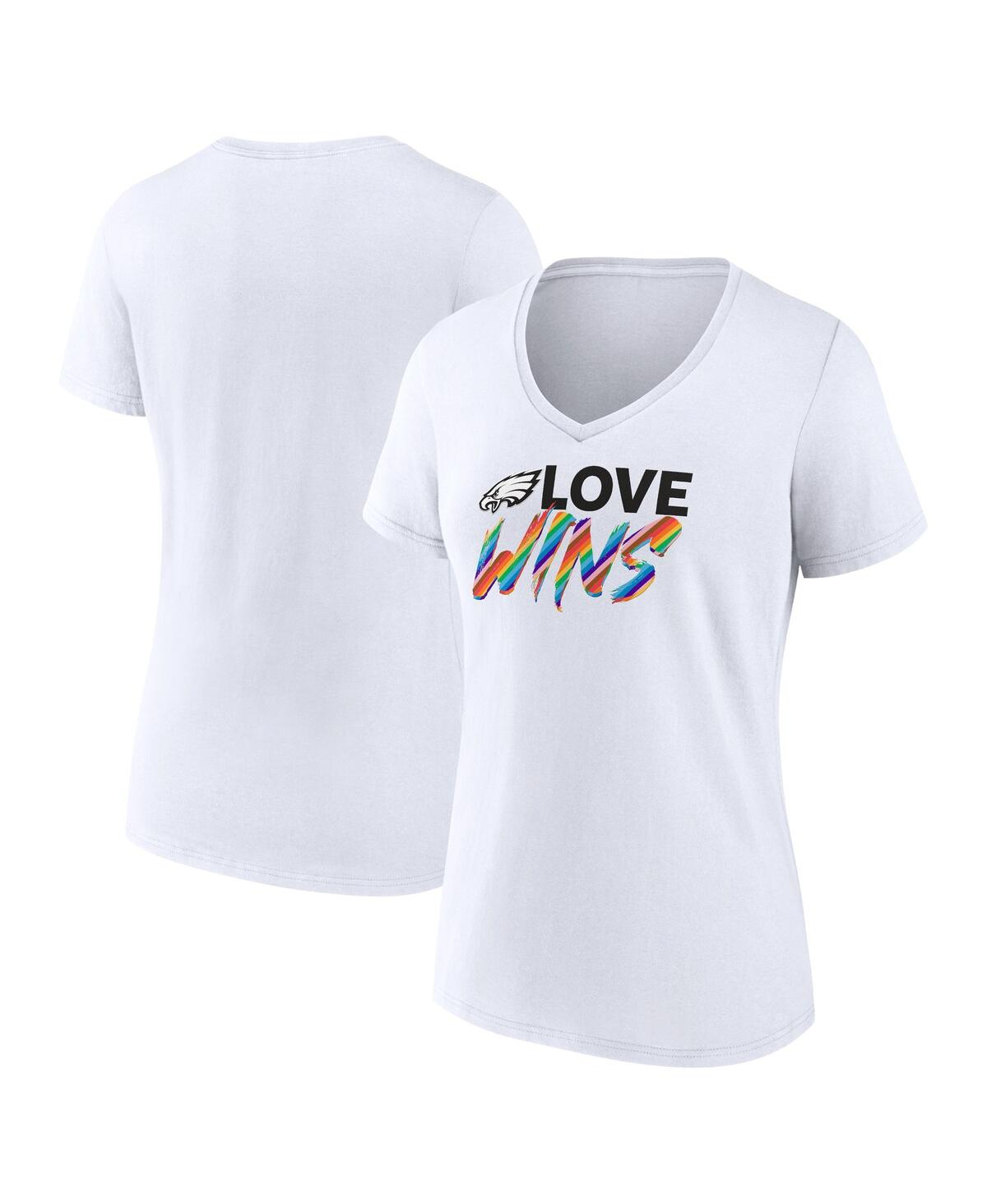 Click here for Fanatics Womens White Philadelphia Eagles Love Win... prices