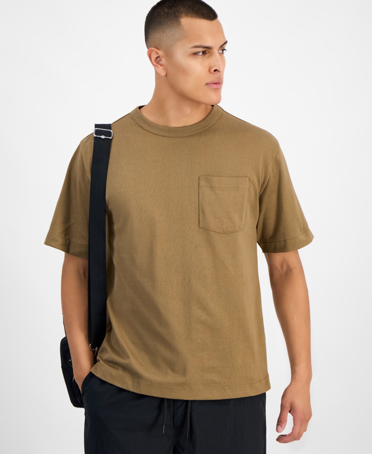 Click here for Mode of One Mens Relaxed-Fit Pocket T-Shirt  Creat... prices