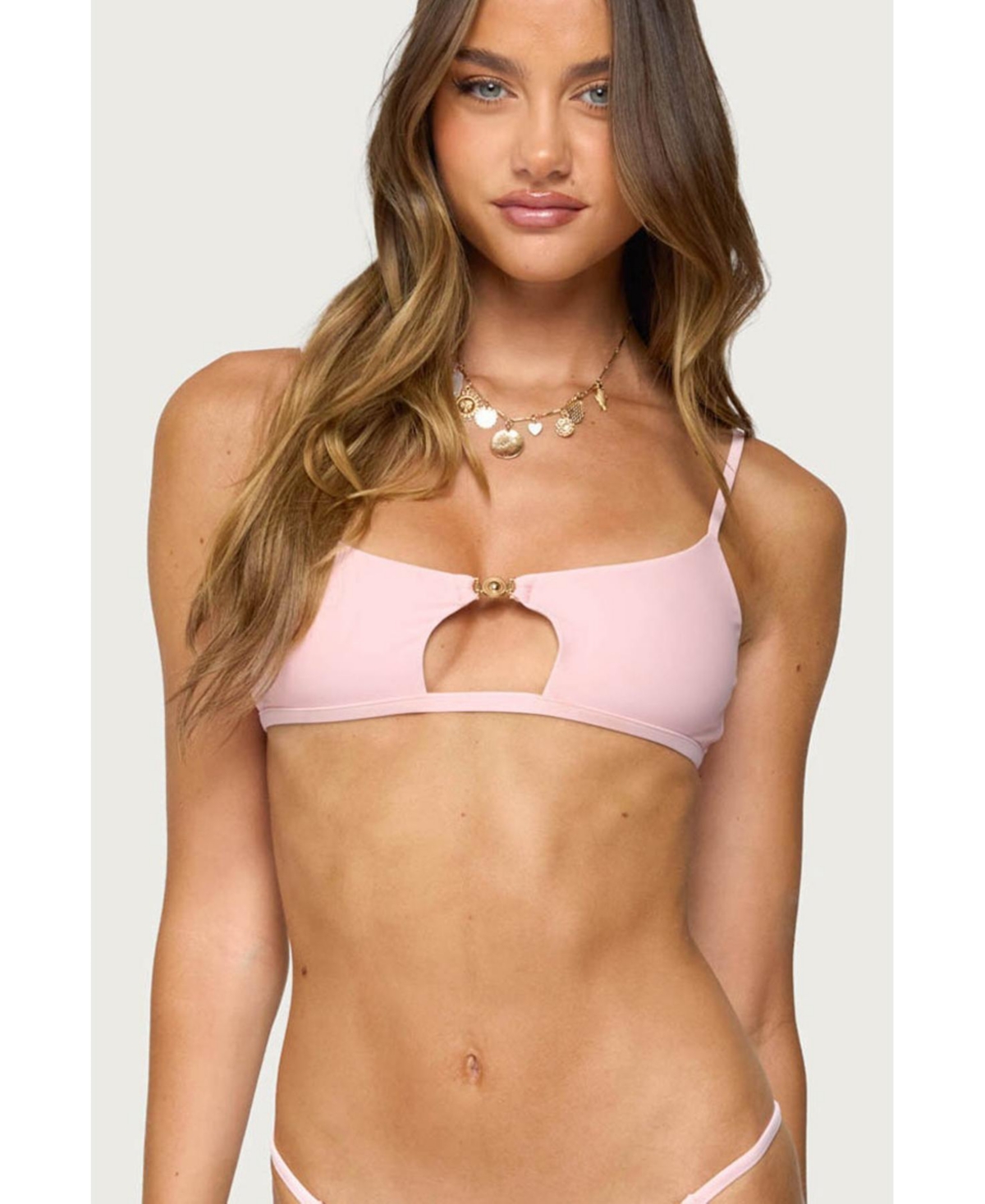 Click here for Edikted Womens Kaya Cut Out Bralette Bikini Top -... prices