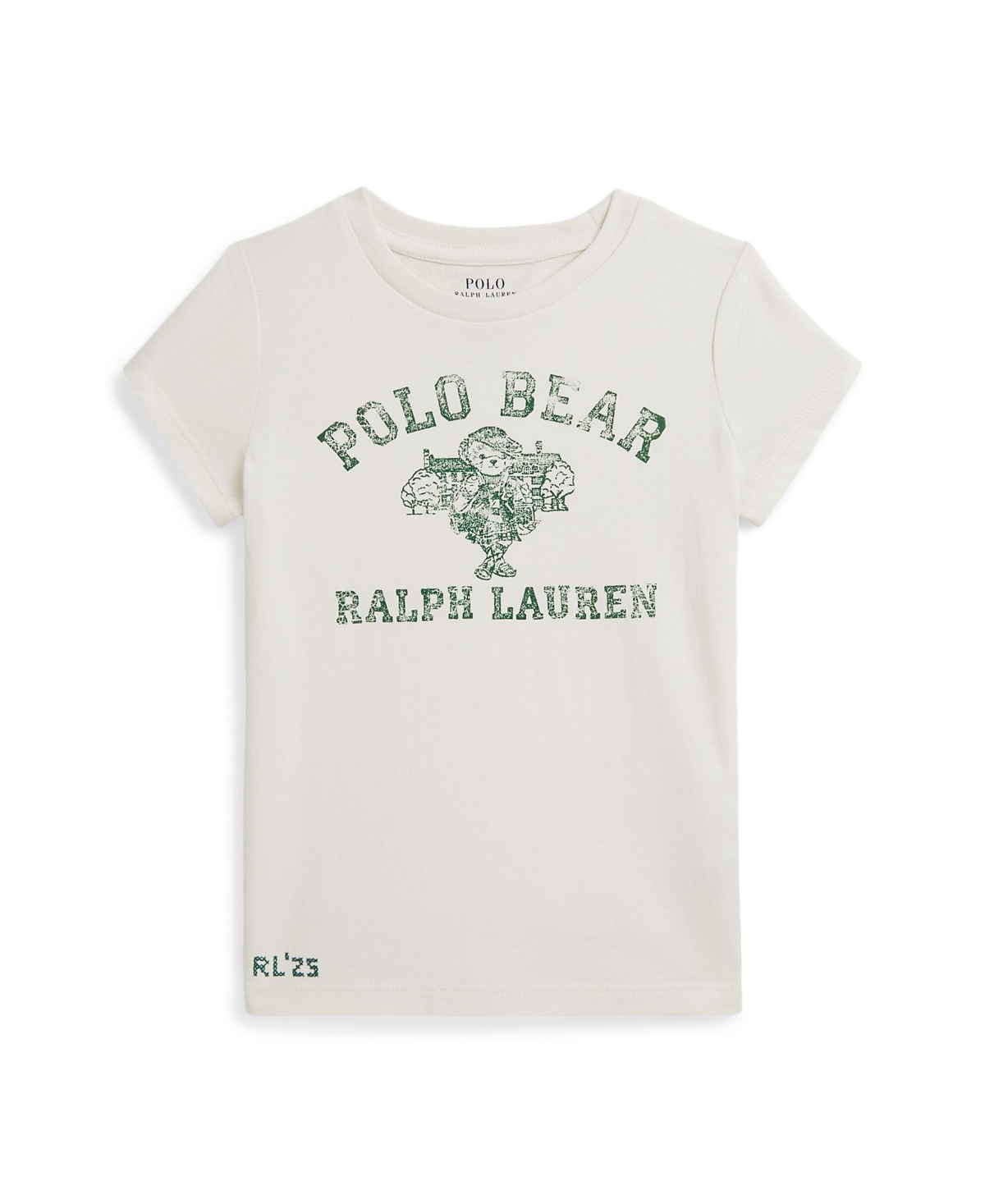Click here for Polo Ralph Lauren Toddler Girls Polo Bear Jersey T... prices