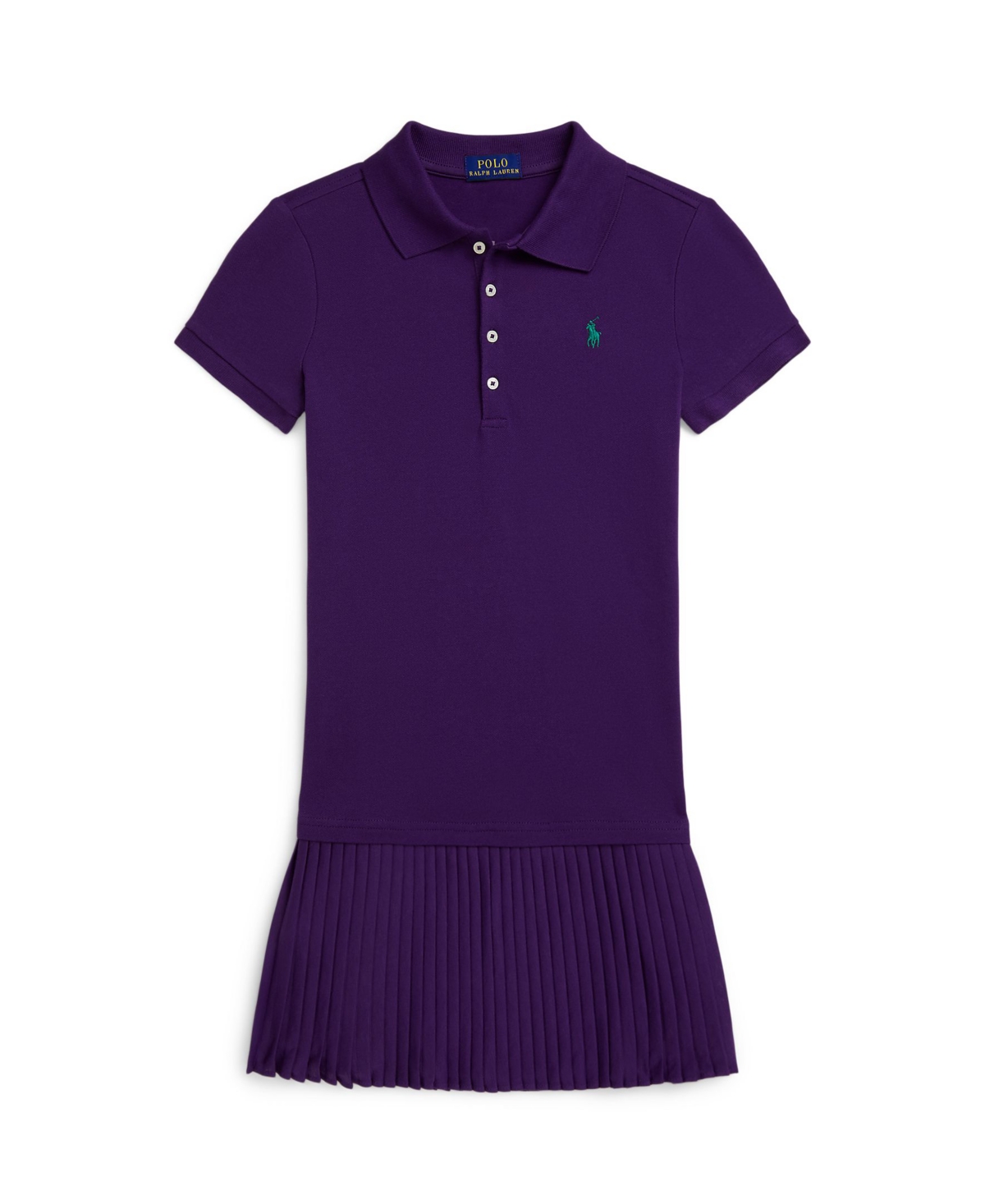 Click here for Polo Ralph Lauren Big Girls Pleated Stretch Mesh P... prices