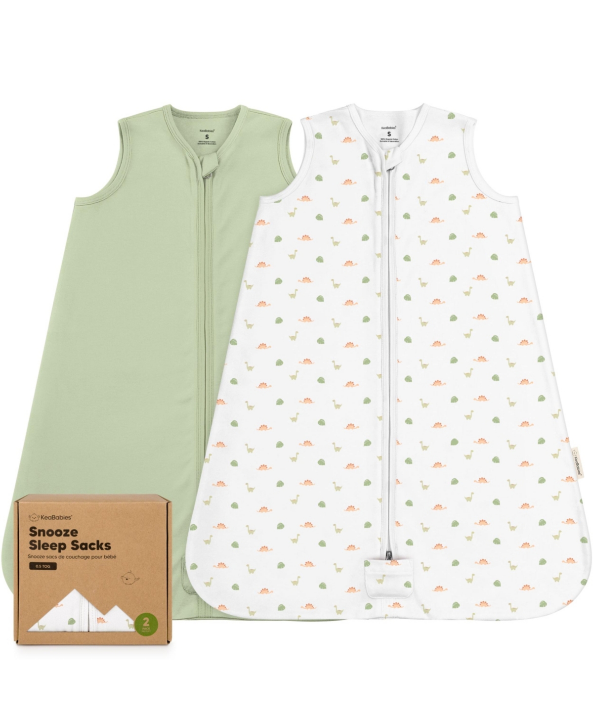 Click here for KeaBabies 2-Pack Snooze Baby Sleep Sacks  Cotton W... prices