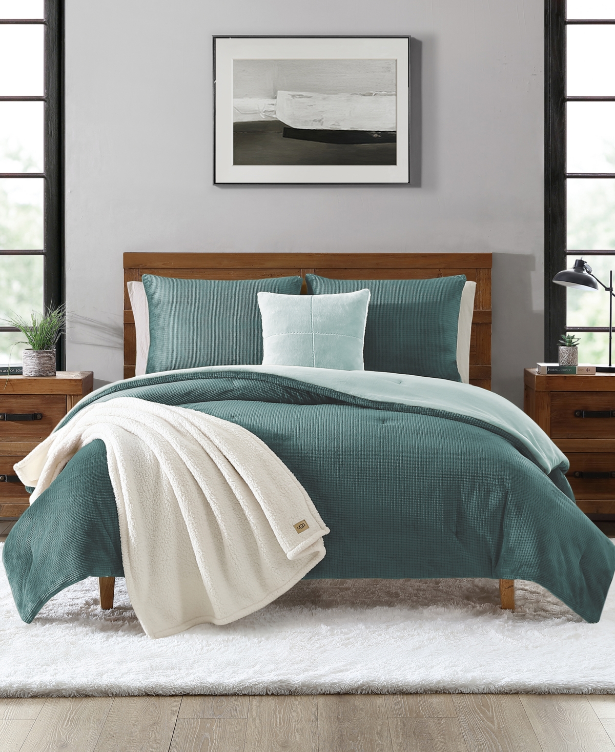 Click here for Ugg Brody Reversible 5-Pc. Comforter Set  Full/Que... prices