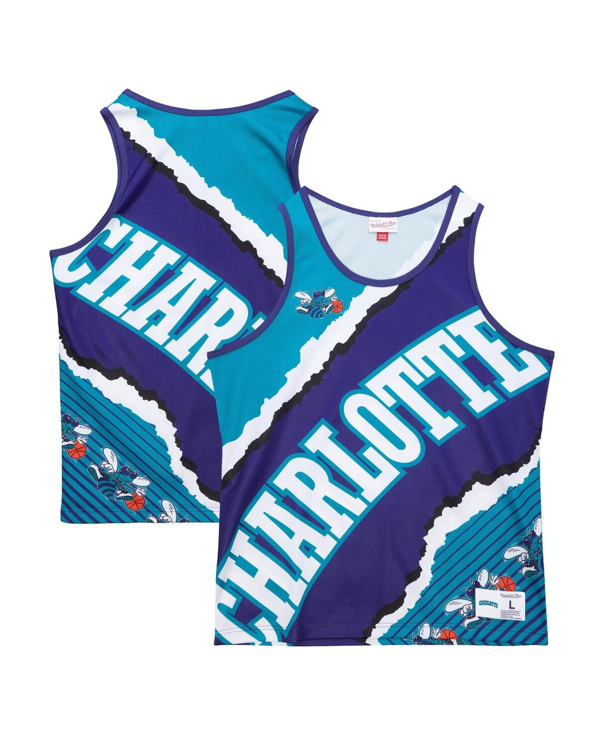 Click here for Mitchell & Ness Mens Purple Charlotte Hornets Jumb... prices